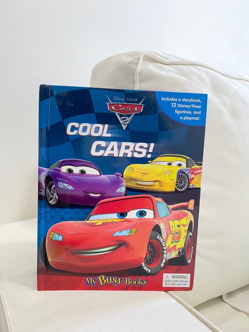 Disney Pixar My Busy Books Cars 2 Activity Storybook 12 Figures Playmat ...