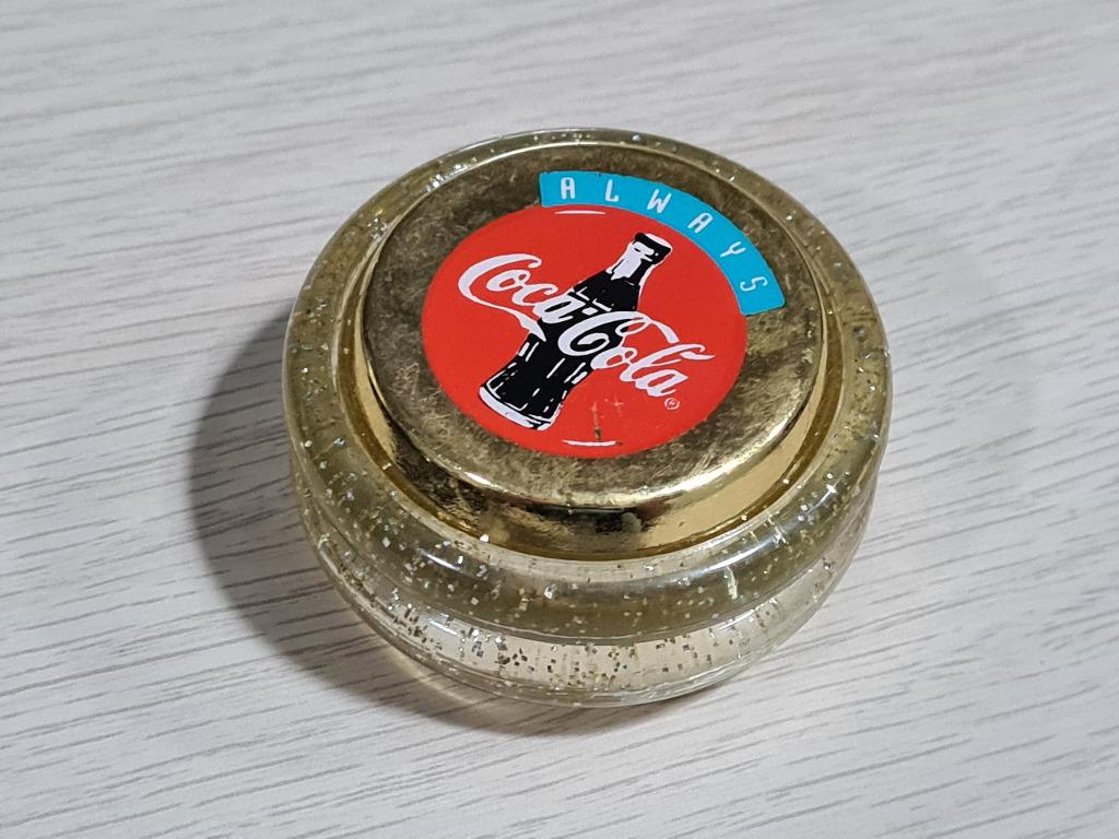 Coca-Cola Yo-Yo Coke Yoyo Genuine Russell NOS Gold Glitter Galaxy Style ...