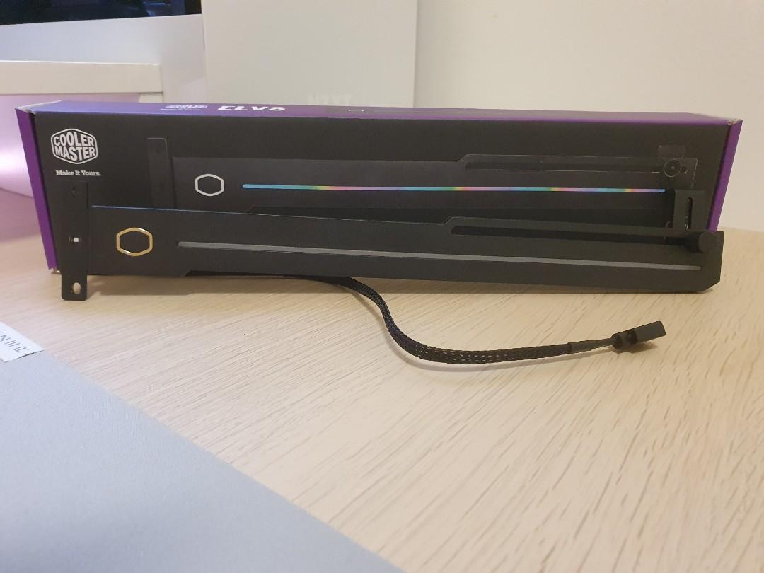 Cooler Master ELV8 RGB GPU sag holder, Computers & Tech, Parts ...