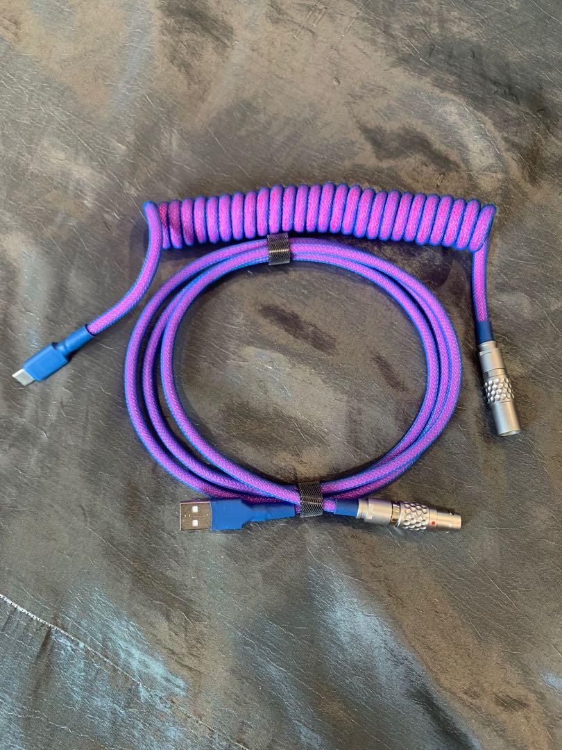 Custom keyboard coiled cable, Electronics, Computer Parts & Accessories ...