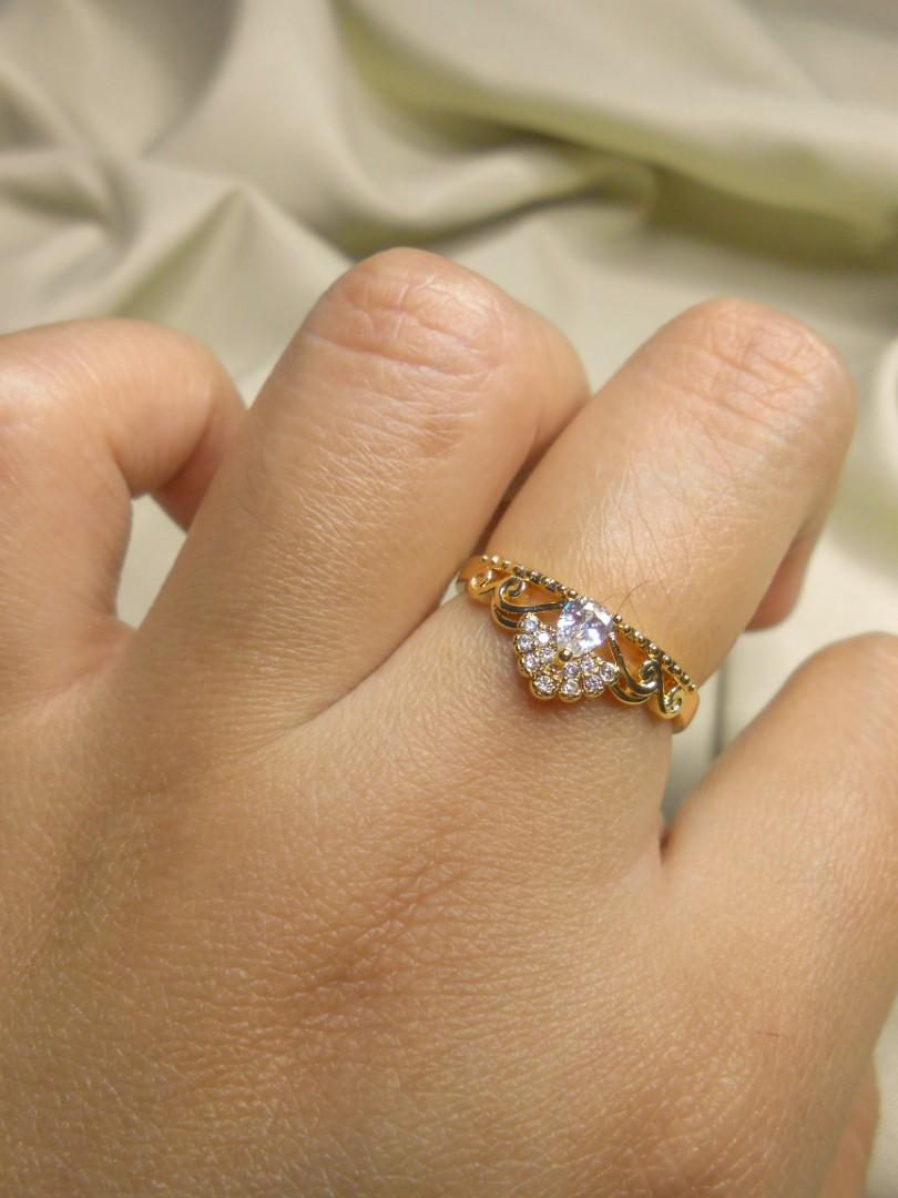 Disney Princess ARIEL Promise Ring, Women's Fashion, Jewelry ...