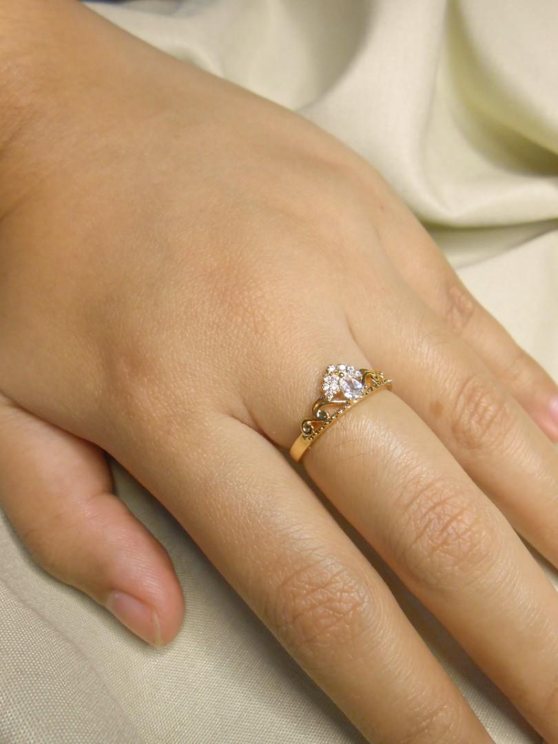 Disney Princess ARIEL Promise Ring, Women's Fashion, Jewelry ...