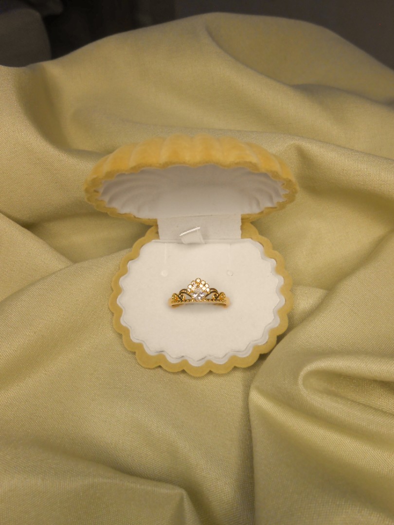 Disney Princess ARIEL Promise Ring, Women's Fashion, Jewelry ...