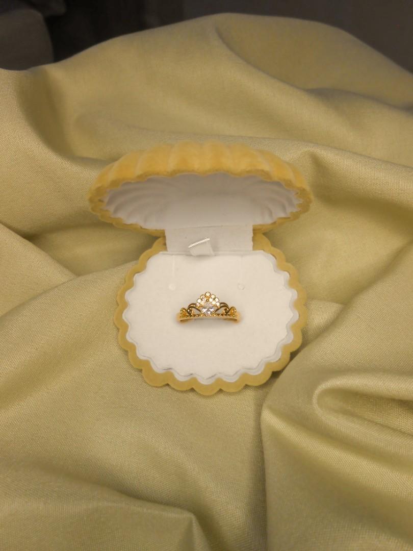 Disney Princess ARIEL Promise Ring, Women's Fashion, Jewelry ...