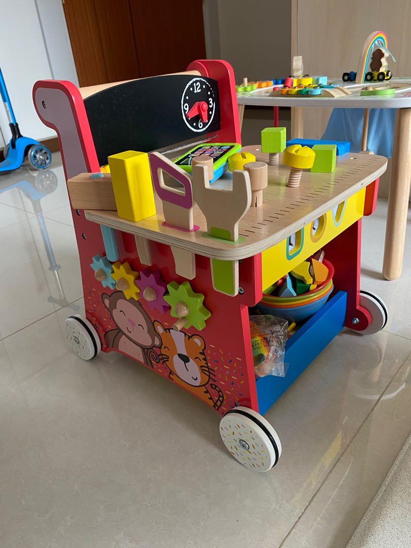 ELC Wooden Workbench, Babies & Kids, Baby Nursery & Kids Furniture ...