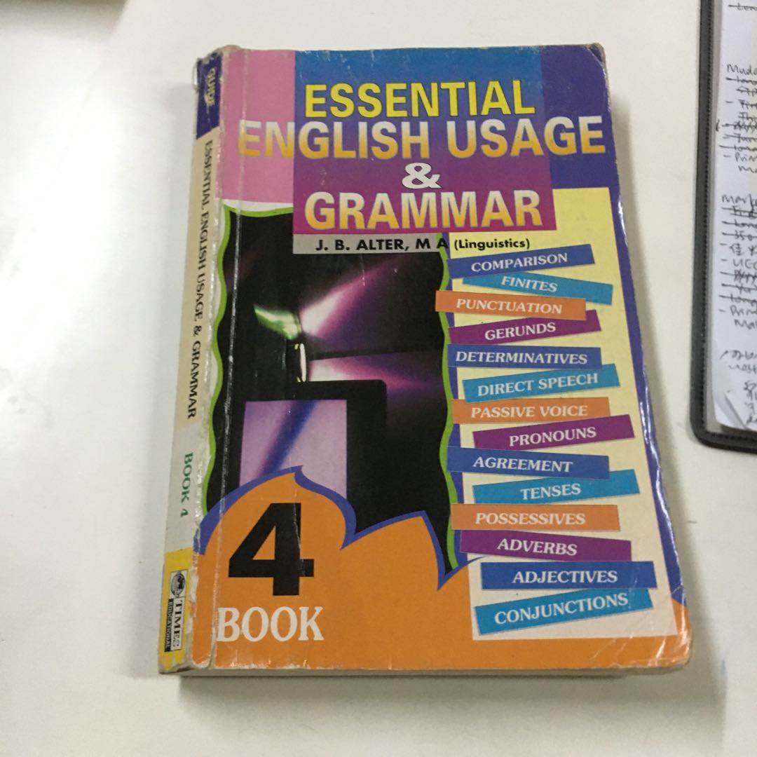 ESSENTIAL ENGLISH USAGE & GRAMMAR BOOK4, Hobbies & Toys, Books ... ESSENTIAL ENGLISH USAGE & GRAMMAR BOOK4, Hobbies & Toys, Books ...