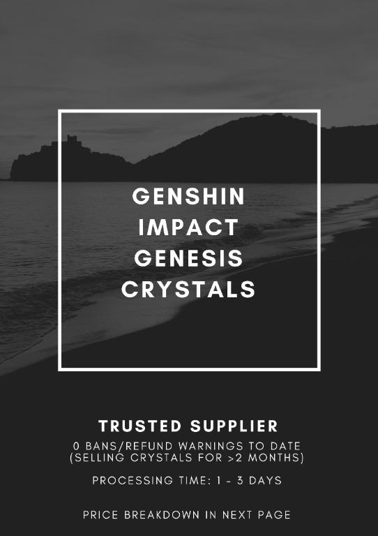 Genshin Impact Genesis Crystal, Video Gaming, Gaming Accessories, Game ...
