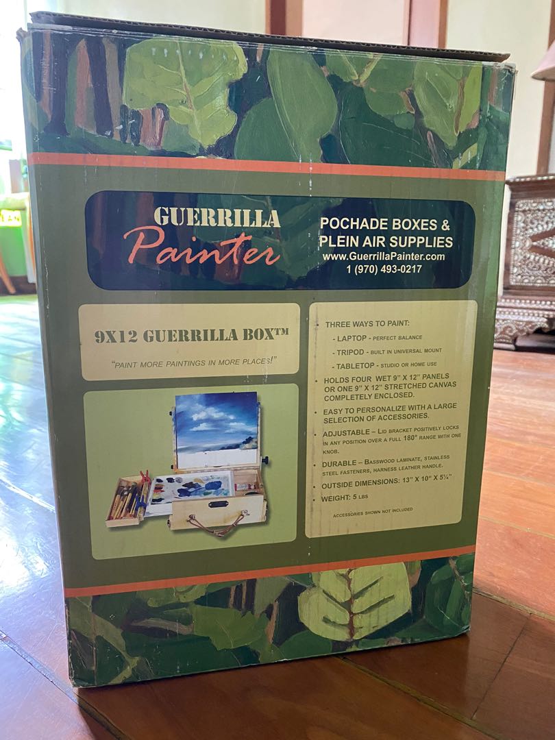 Guerrilla Painter 9x12 Guerilla Box, Hobbies & Toys, Stationary & Craft ...