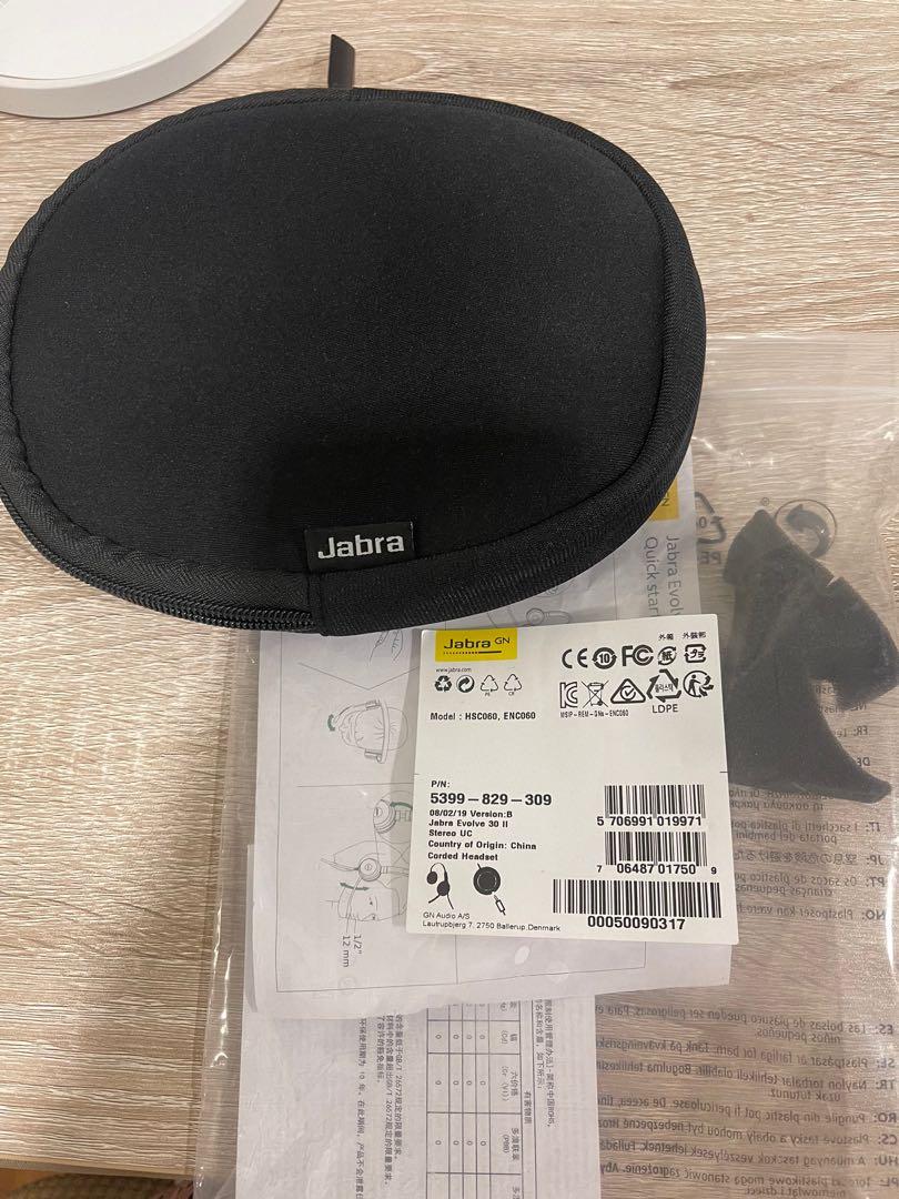 Jabra Evolve Corded Headset, Audio, Headphones & Headsets on Carousell