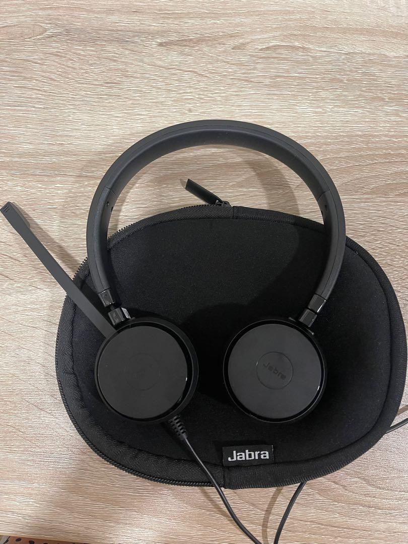 Jabra Evolve Corded Headset, Audio, Headphones & Headsets on Carousell