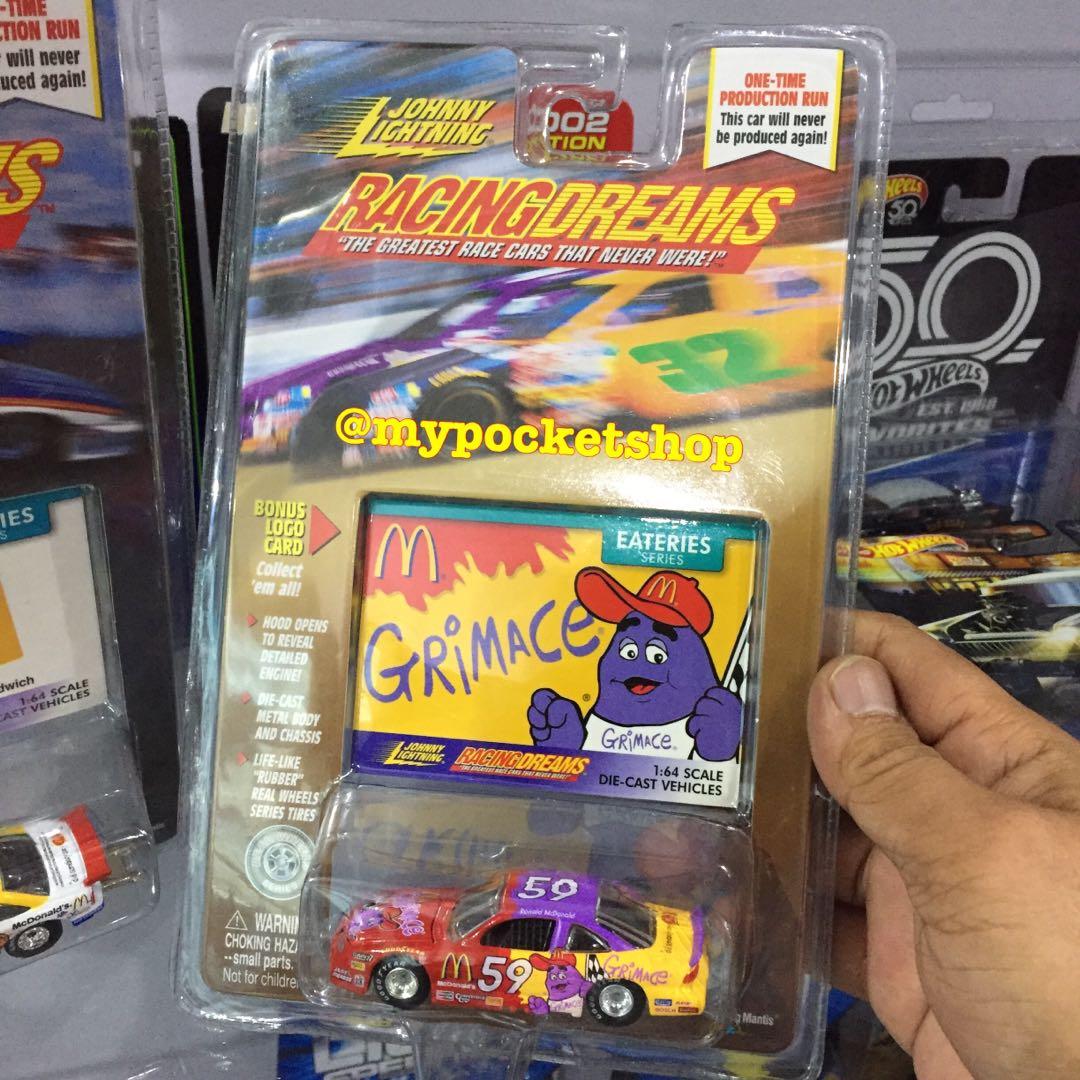 (RESERVED) Johnny Lightning Racing Dreams - McDonalds BIG MAC & GRIMACE ...