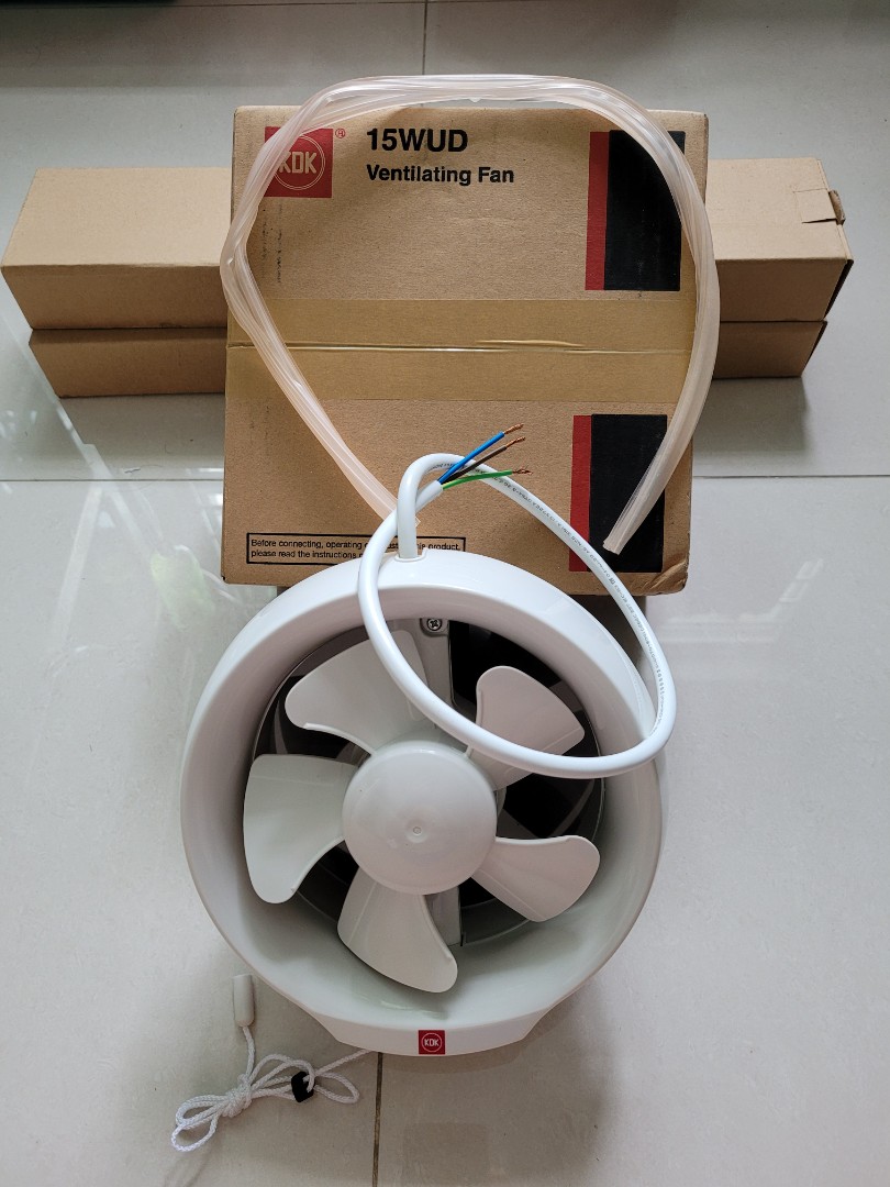 KDK 15WUD Exhaust Fan, Furniture & Home Living, Lighting & Fans, Fans ...