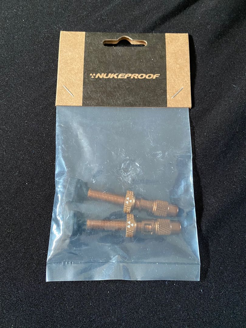 Nukeproof Universal Presta Tubeless Valves (Pair) Copper, Sports ...