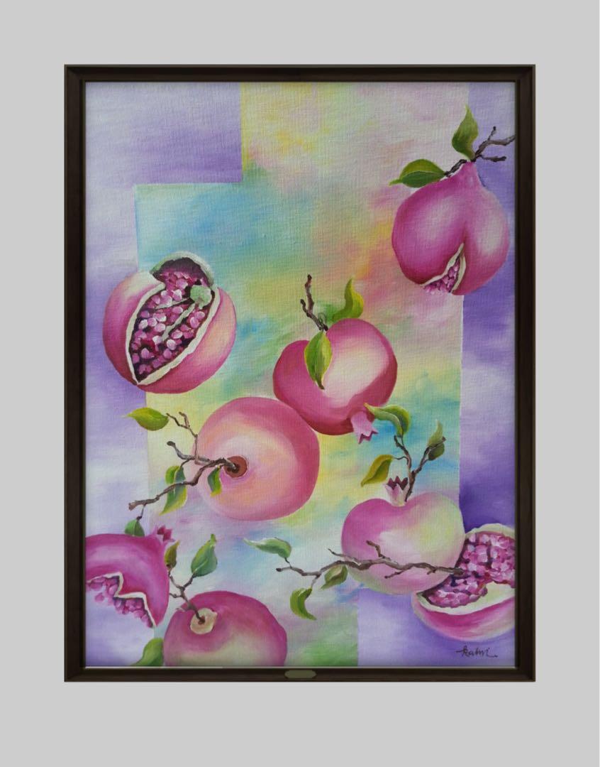 Painting - “Fruitful 2”, Hobbies & Toys, Stationery & Craft, Art ...