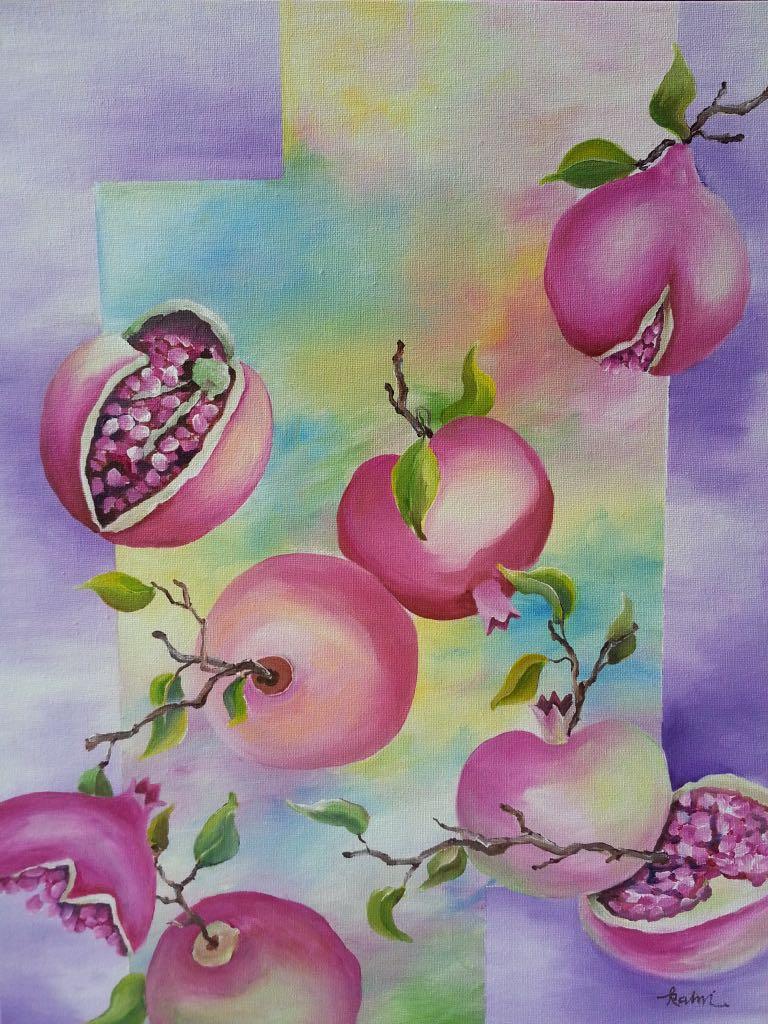 Painting - “Fruitful 2”, Hobbies & Toys, Stationery & Craft, Art ...
