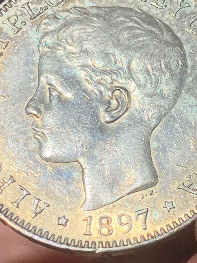 Philippines: 1897 Un Peso, Hobbies & Toys, Memorabilia & Collectibles ...