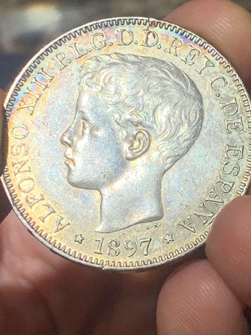 Philippines: 1897 Un Peso, Hobbies & Toys, Memorabilia & Collectibles ...