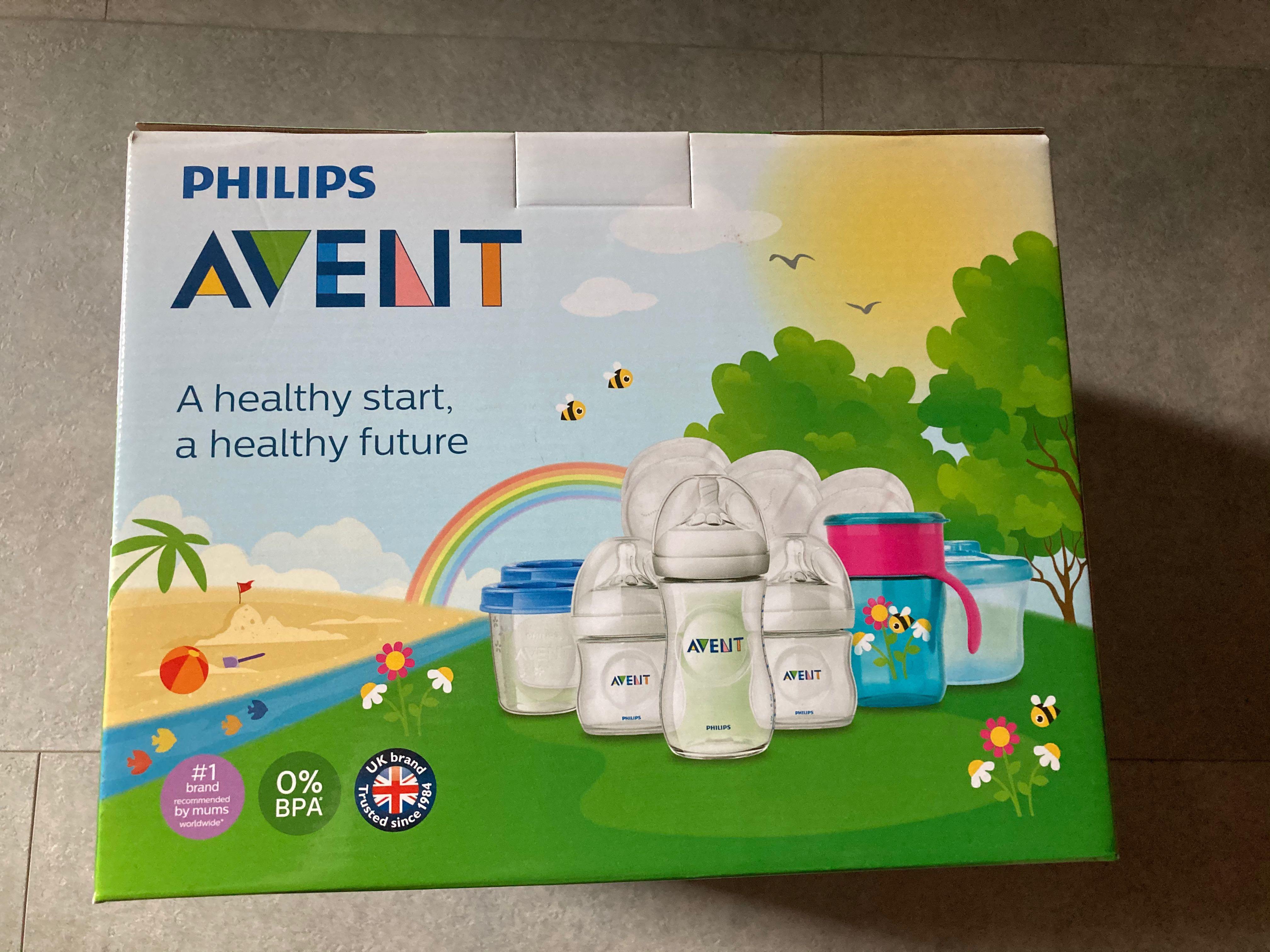Philips avent gift set + extra 4 bottles, Babies & Kids, Nursing ...