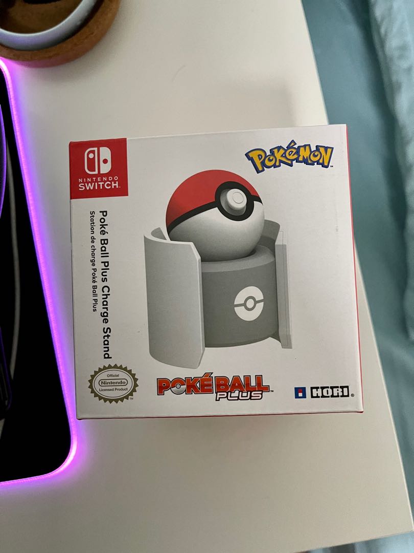 Pokeball Plus Charge Stand Hori, Video Gaming, Gaming Accessories ...