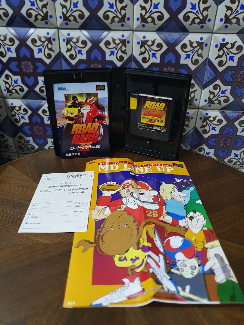 Sega Mega Drive Road Rash 2 II, Hobbies & Toys, Toys & Games on Carousell