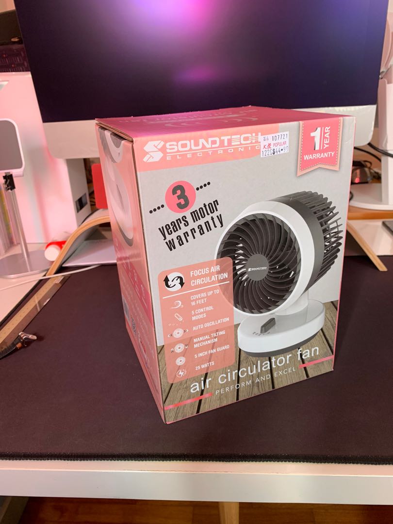 Sound tech fan, Furniture & Home Living, Lighting & Fans, Fans on Carousell