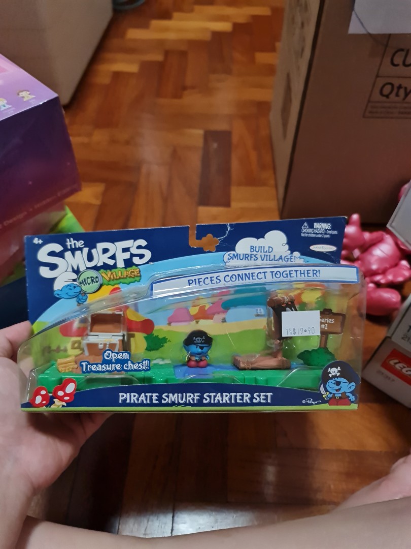 The Smurfs Build-A-Village starter Set - Pirate Smurf, Hobbies & Toys ...
