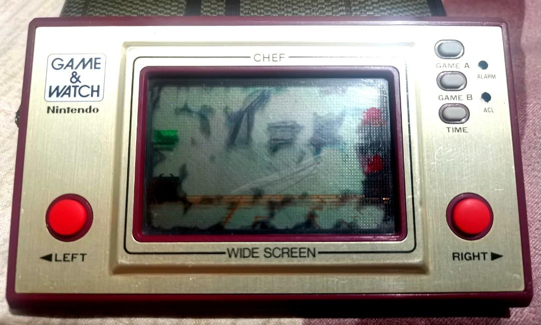 Vintage Nintendo Game & Watch widescreen - Chef - 1981, Hobbies & Toys ...