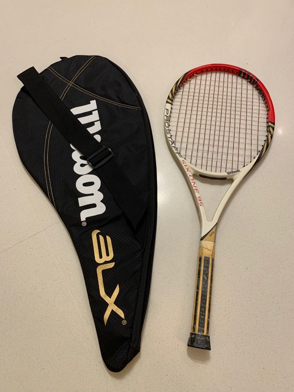 Wilson Six One 95 Pro Staff, Sports Equipment, Sports & Games, Racket ...