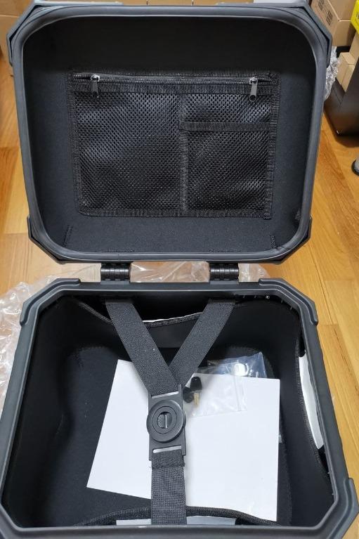 Aerox 155 box & rack bundle heavy duty aluminium metal top box 40L ...