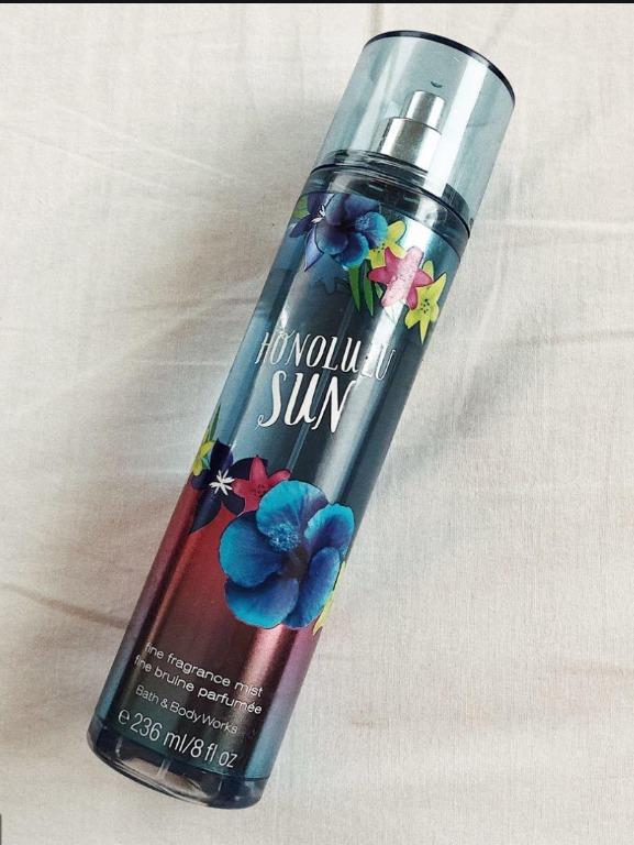 Bath & Body Works Honolulu Sun Fragrance Mist 236ml, Beauty & Personal ...