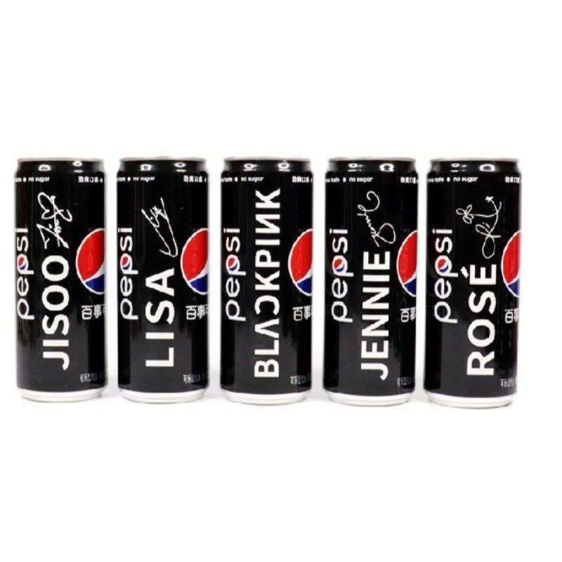 BLACKPINK official Pepsi cans limited edition w/ signature, Hobbies ...