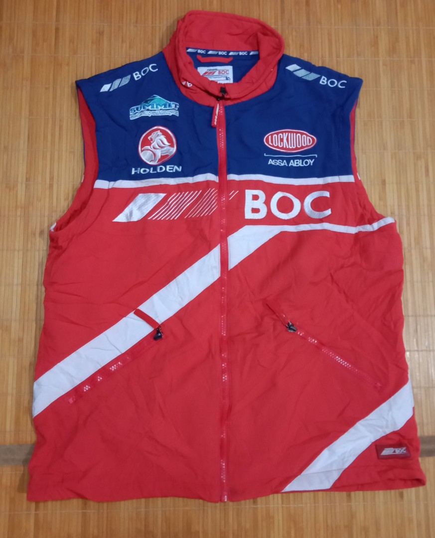 BOC Holden V8 supercars vest, Men's Fashion, Activewear on Carousell