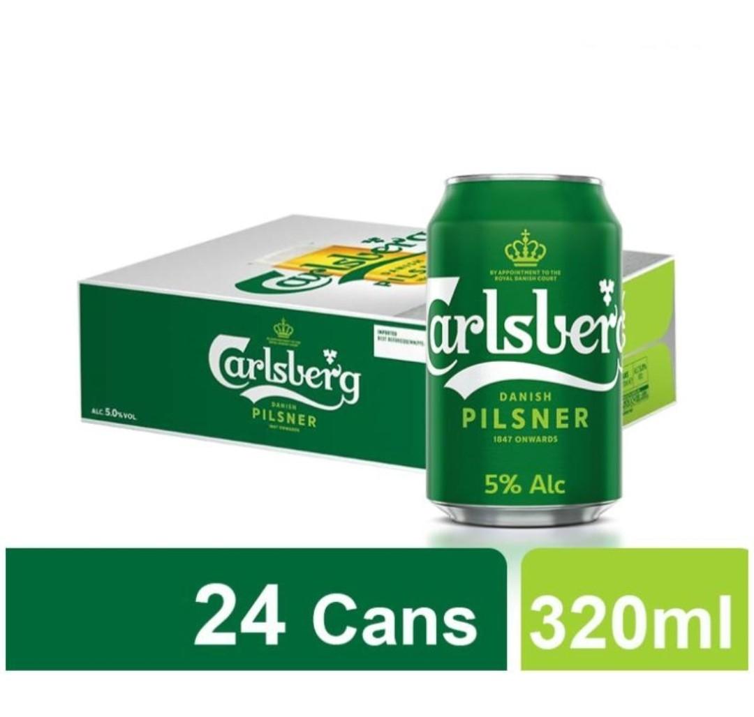 Carlsberg 3 Carton @ $120, Food & Drinks, Alcoholic Beverages on Carousell