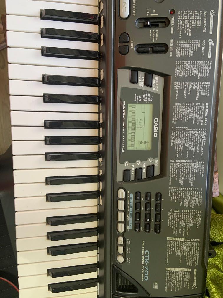 Casio 電子琴 CTK-700, 興趣及遊戲, 音樂、樂器 & 配件, 樂器 - Carousell