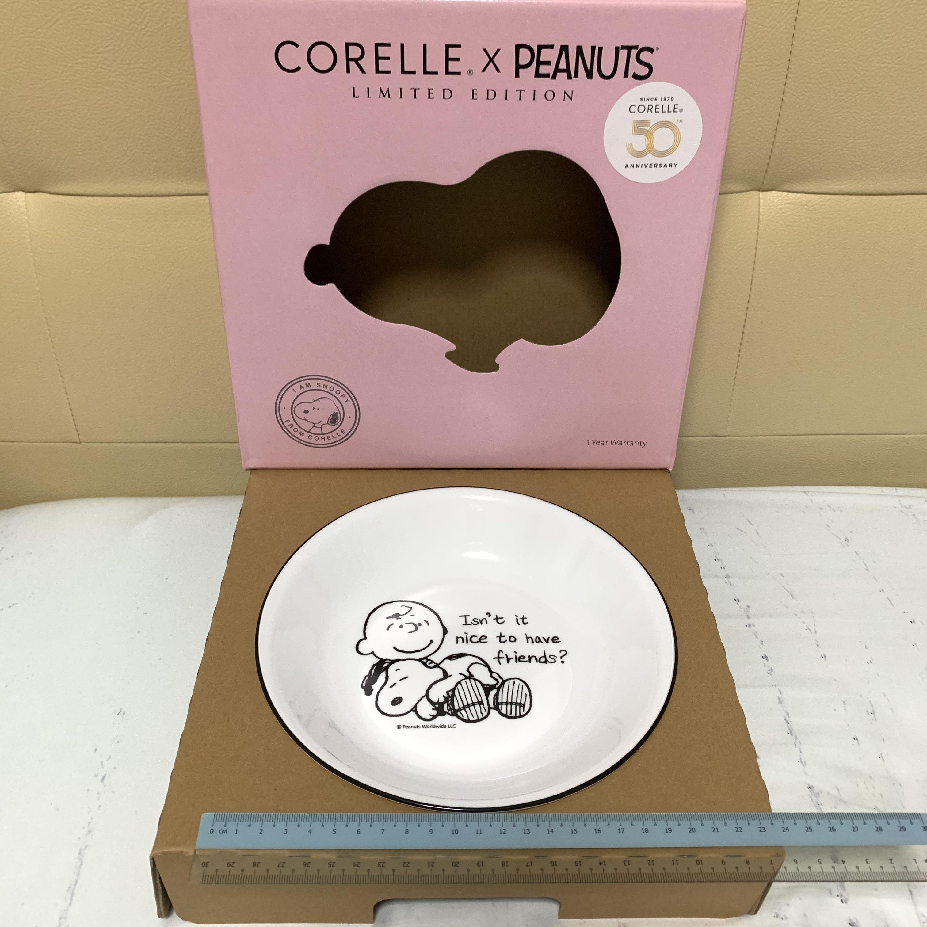 Corelle x Peanuts Limited Edition Snoopy Charlie Brown 2 x 21cm Soup ...