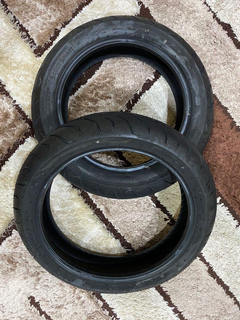 Yamaha Xmax Dunlop Scoot Smart Tire, Motorbikes on Carousell