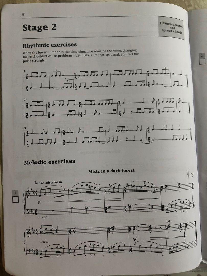 Grade 8 Piano Music Sight-Reading Exercises, Hobbies & Toys, Books ...