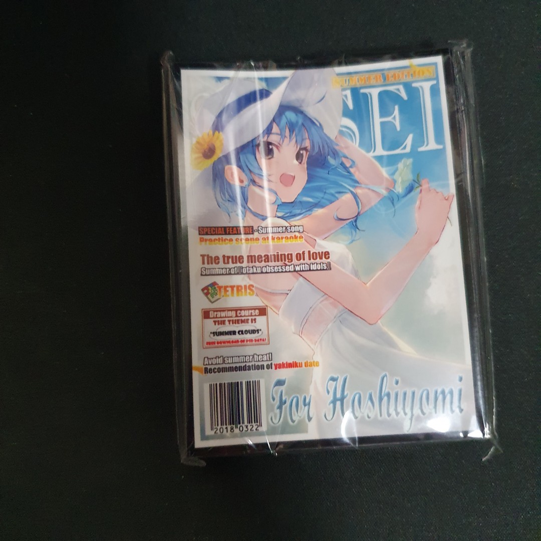 Hololive Hoshimachi Suisei Card Sleeves, Hobbies & Toys, Toys & Games ...