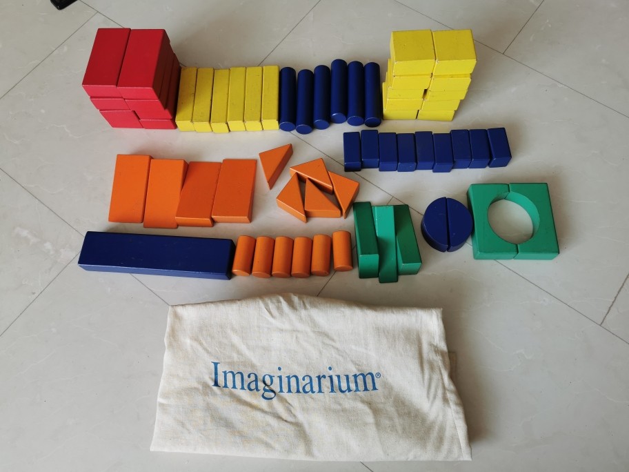 Imaginarium - solid wooden blocks building swt, Hobbies & Toys, Toys ...