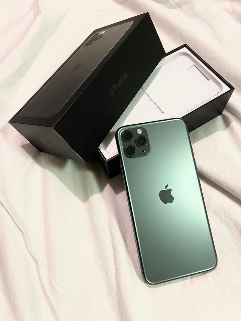 iPhone 11 Pro Max 256GB Midnight Green with lots of freebies, Mobile ...