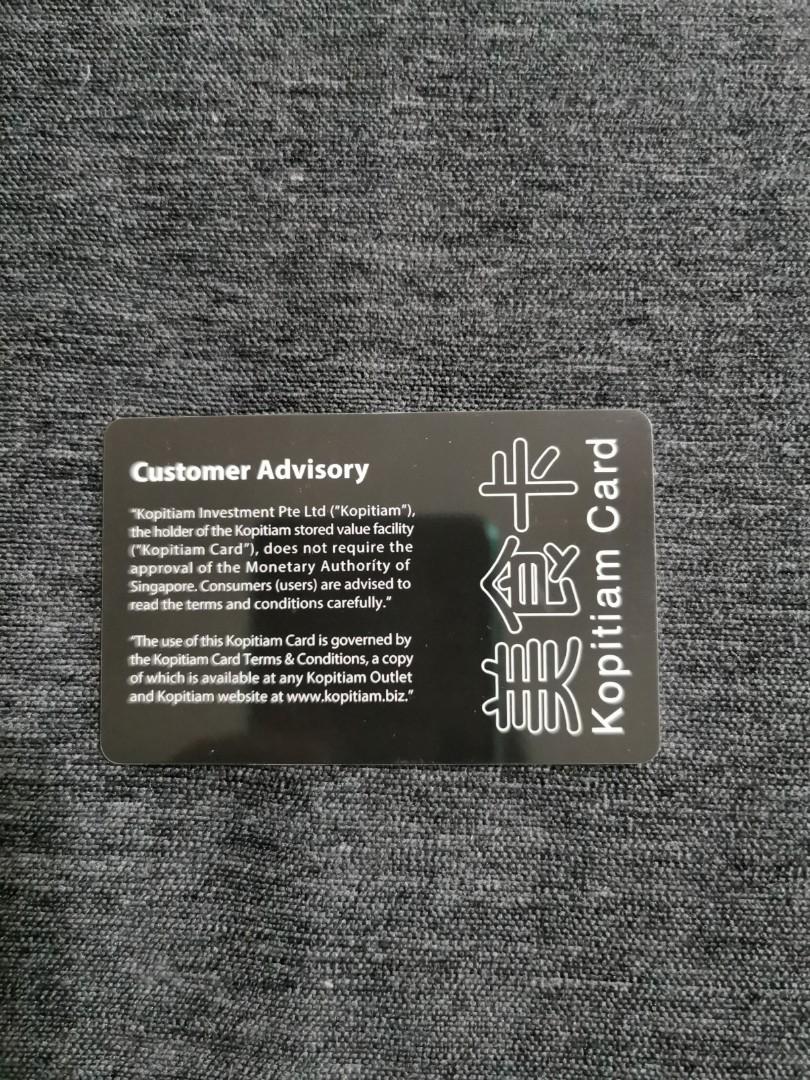 Kopitiam Card - Only Lau Pa Sat Design, Hobbies & Toys, Memorabilia ...