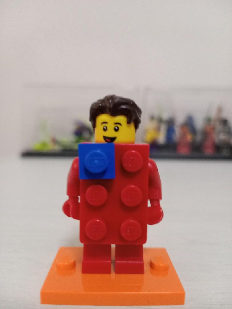 Lego figurine minifigure red brick guy, Hobbies & Toys, Toys & Games on ...