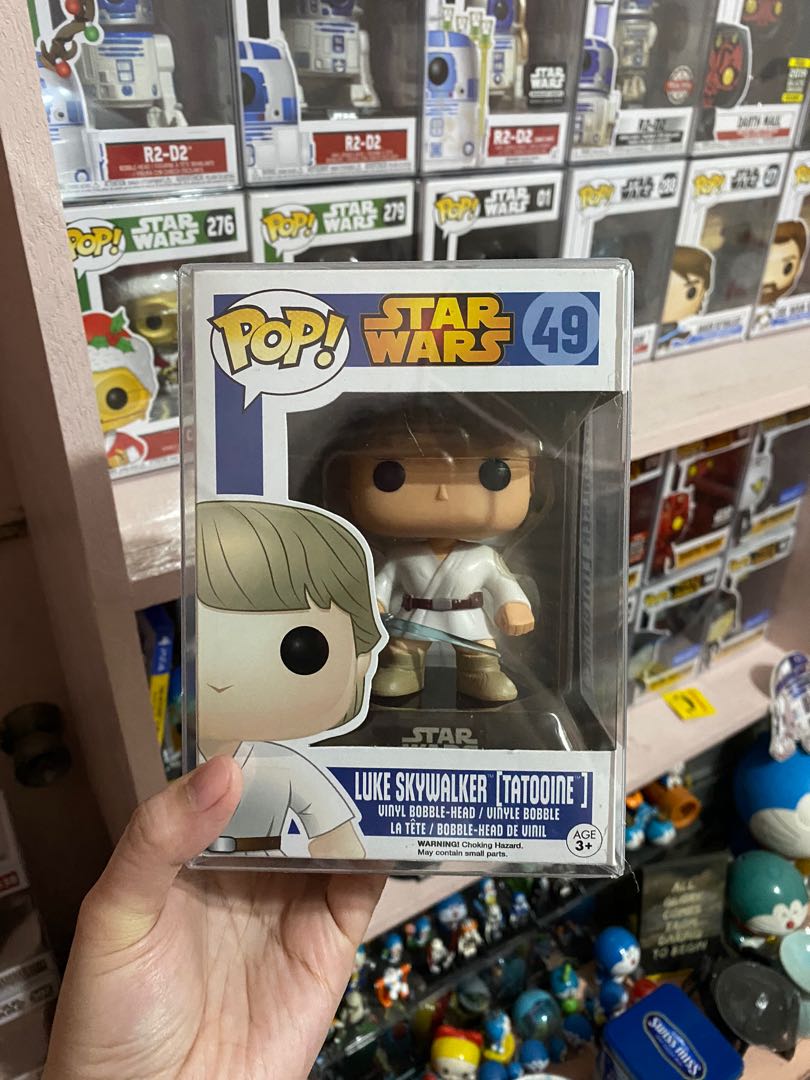 Luke Skywalker and Darth Vader electrocuted funko pop Bundle, Hobbies ...