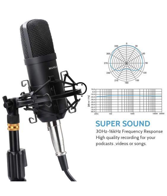MANLI 4.4 out of 5 stars 358 Reviews Professional Studio Condenser ...