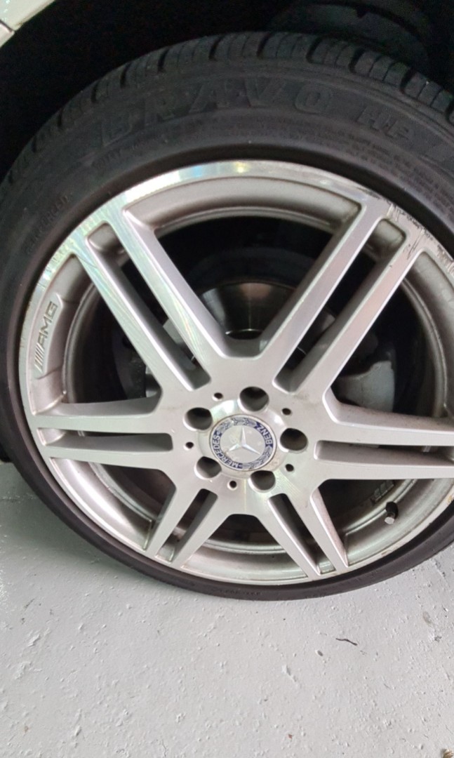 Mercedes Original AMG 18in RIMs, Car Accessories, Tyres & Rims on Carousell