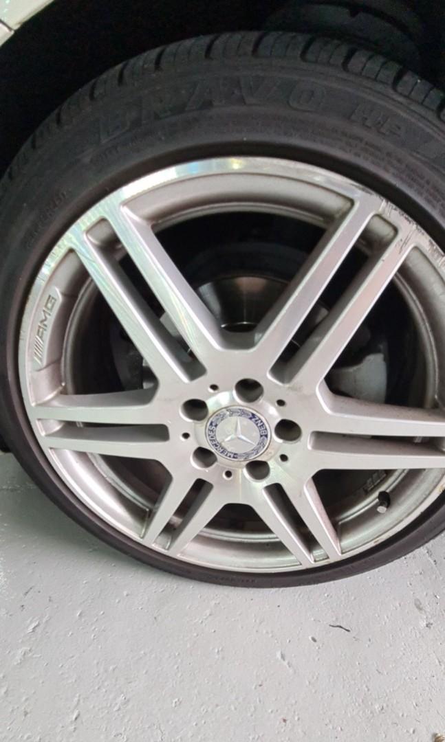 Mercedes Original AMG 18in RIMs, Car Accessories, Tyres & Rims on Carousell