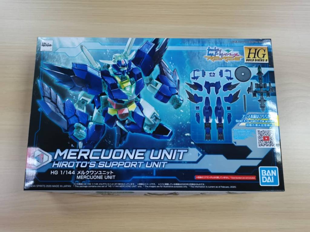 MERCUONE UNIT HIROTO'S GUNDAM SUPPORT UNIT HGBD:R 1/144 GUNPLA BANDAI ...