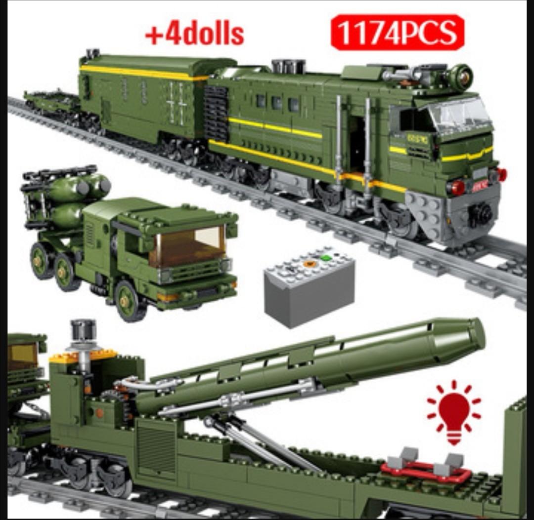 Military Train - Intercontinental Missile Train - not Lego train ...