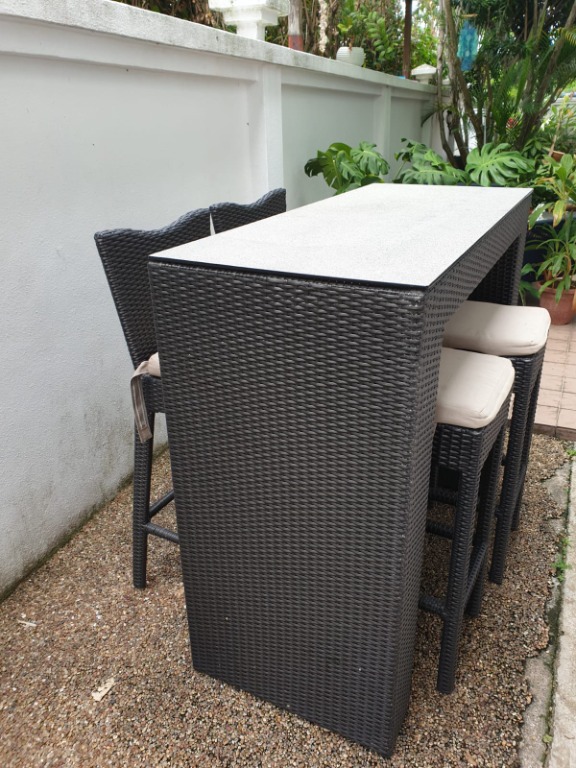 Outdoor bar / high table, Furniture & Home Living, Furniture, Tables ...