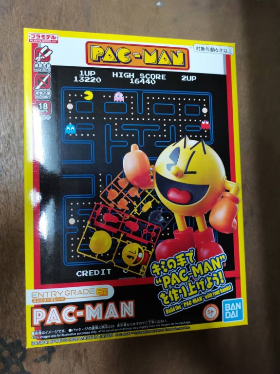 PACMAN ENTRY GRADE PAC-MAN MODEL KIT BANDAI, Hobbies & Toys ...